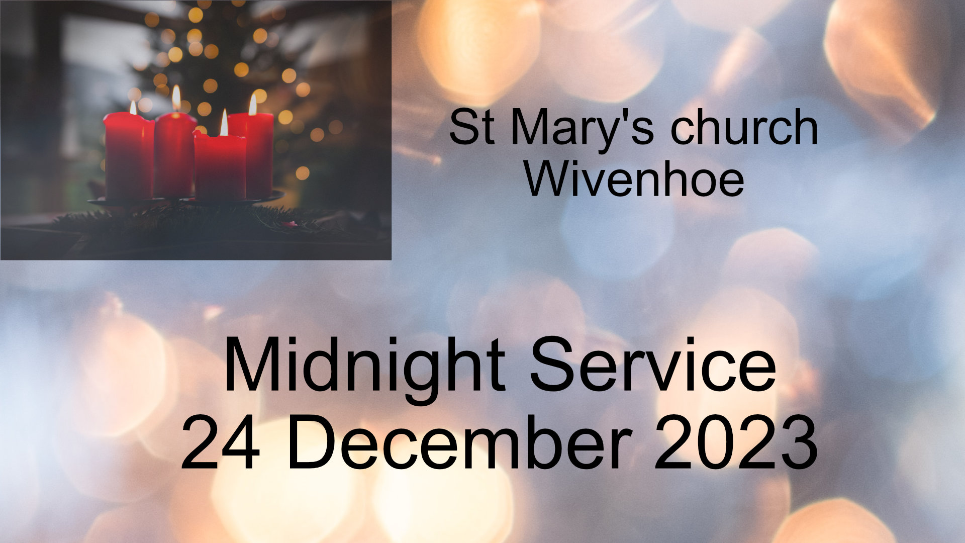 Midnight Service 2023 | stmaryswivenhoe